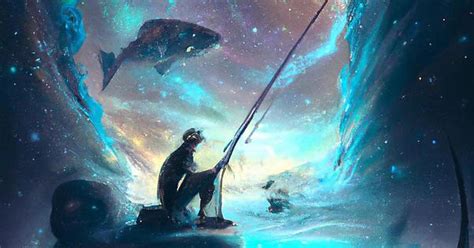 Fishing In A Vibrant Galaxy Fish Everywhere Digital Art “ Album On
