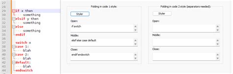 User Defined Language More Folding In Code Styles Notepad Community