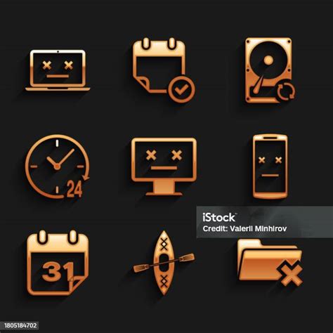 Set Dead Monitor Kayak And Paddle Delete Folder Mobile Calendar And