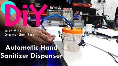 automatic hand sanitizer dispenser using arduino and ultrasonic sensor