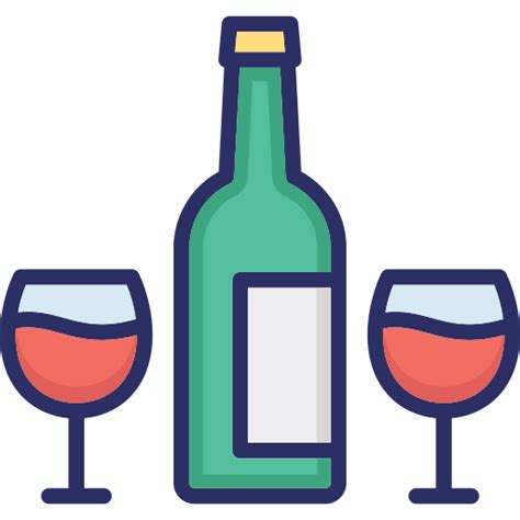 Beer Bottle With Glass Free Food Icons