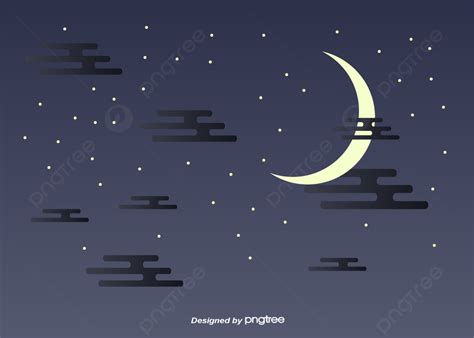 별과 달 그림의 배경 구름 창조적 미학 배경 일러스트 및 사진 무료 다운로드 Pngtree