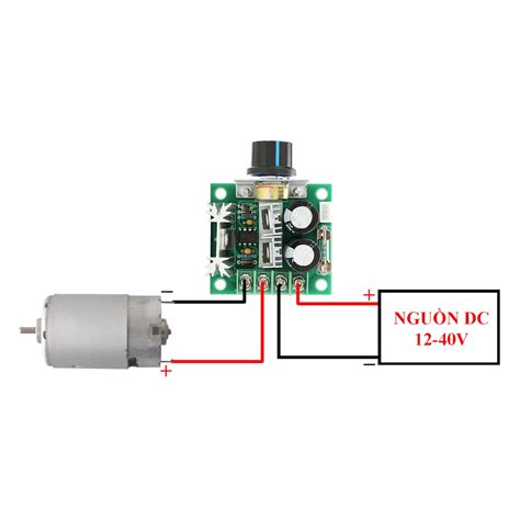 Mua Mạch điều Khiển Tốc độ động Cơ Dc Pwm 12v 40v 10a Mạch Băm Xung Pwm Hàng Chính Hãng