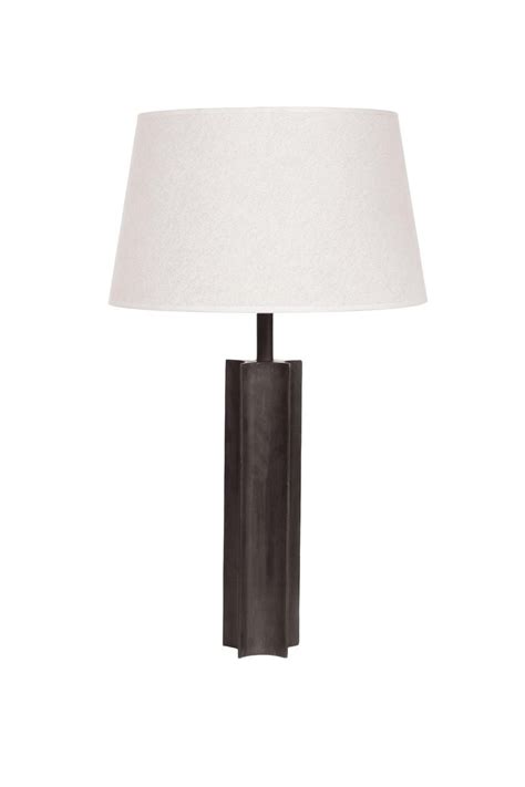Star Table Lamp In Blackened Steel For Sale At 1stdibs