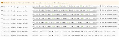 live data often not visible the things stack v3 the things network