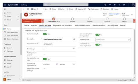Event Management In Dynamics Marketing CodeValue