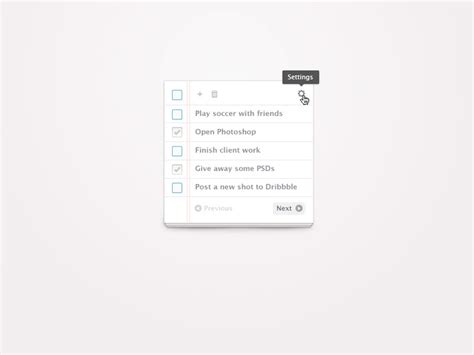simple todo app free psd file
