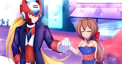 Megaman X Mega Man Dive Zeroiris A Dream Date Night 🌃 Pixiv