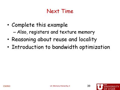 L4 Memory Hierarchy Optimization II Locality And Data Placement Cont