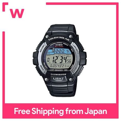 [casio] นาฬิกา Casio Collection W S220 1ajh สีดำของผู้ชาย Th