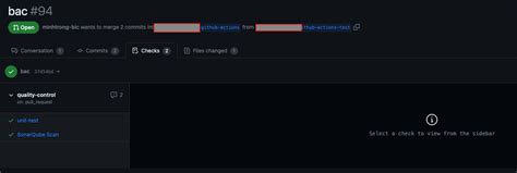How To Show Quality Gate Status After Run Sonarscan By Github Action To Pr Checks Tab Or Comment