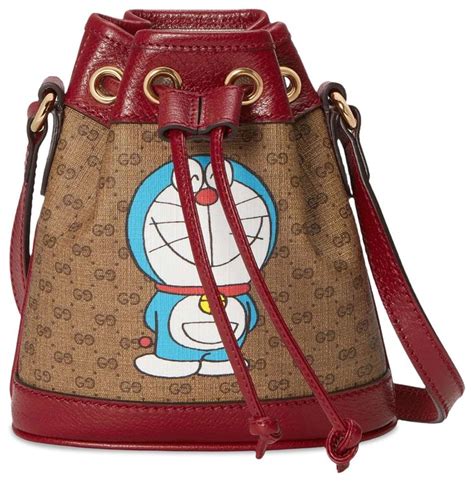 Buy Gucci X Doraemon Mini Bucket Bag Beigered 647801 2t0ag 8580
