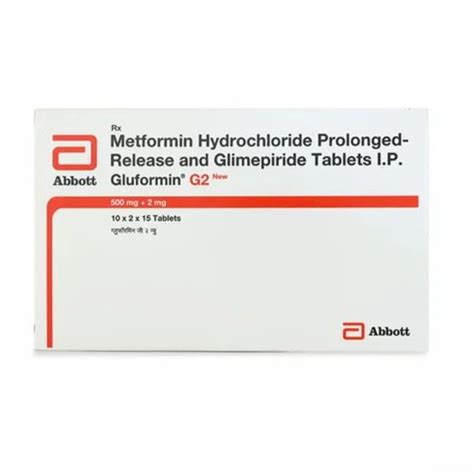 Gluformin G2 Tablets At Rs 230box Indore Id 27357748330