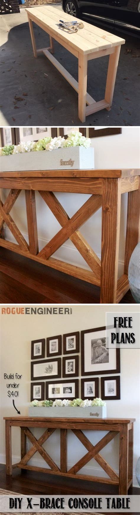 20 Easy Diy Console Table And Sofa Table Ideas