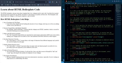 Webdevelopment Day13 Htmljourney Boilerplatecode Relativepaths Filestructure Utf8encoding