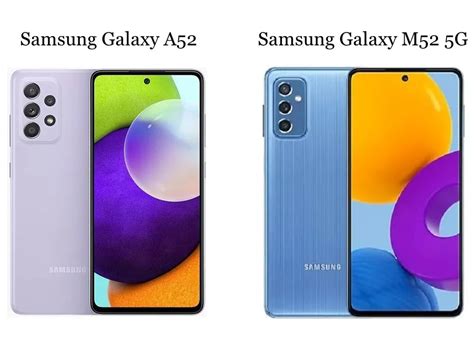 Inilah 10 Perbedaan Samsung Galaxy A52 Dan Galaxy M52 5G