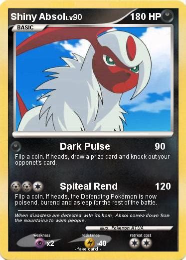 Shiny Absol Pokemon Card