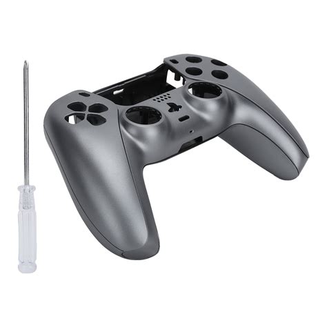 Game Controller Housing Shell Case With Screwdriver Diy Replacement For Ps5 Gamepadgray