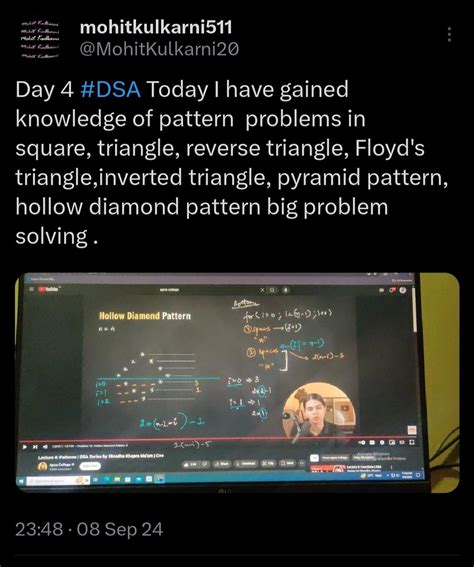 Mohit Kulkarni On Linkedin Dsa