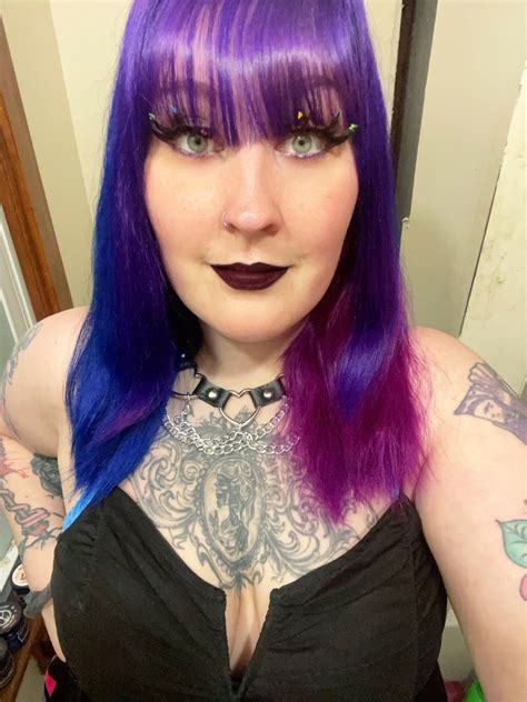 Bi Inspired Hair For Pride Month🩷💜💙 Rfancyfollicles