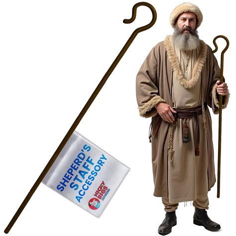 Nicky Bigs Noveltied Plastic Shepherds Hook Prop Staff Cane 59
