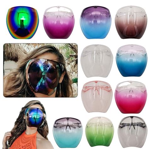 Lnkoo Oversized Huge Big Shield Full Face Polarized Large Mirror