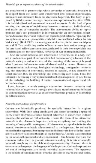 Exploratory Theory Networksocietycastells Pdf