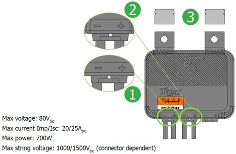 Ts4 A F Fire Safety Rapid Shutdown Unit Tigo Rss Transmitter User Guide