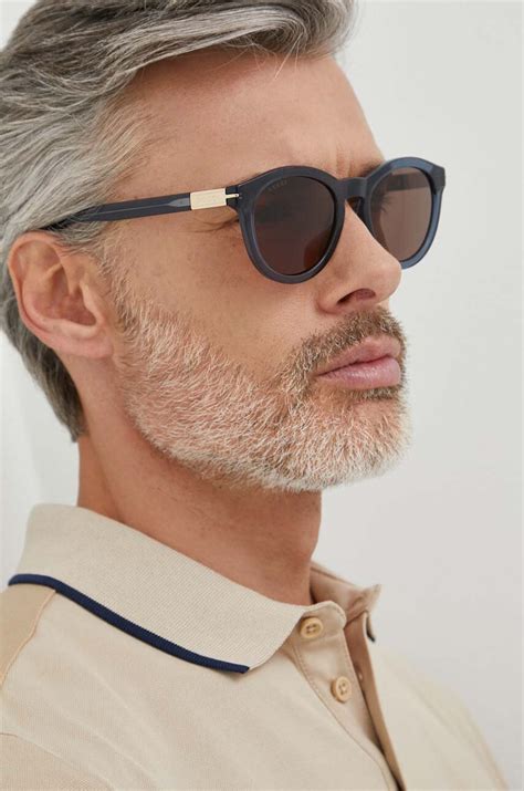 Gucci Okulary Przeciwsłoneczne Męskie Kolor Granatowy