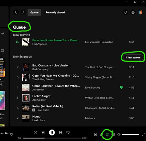 queue view and remove the spotify community