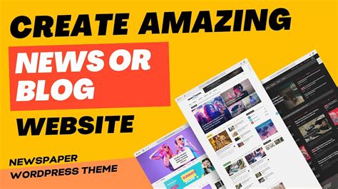 How To Create A Blog Or News Website Newspaper Wordpress Theme Setup