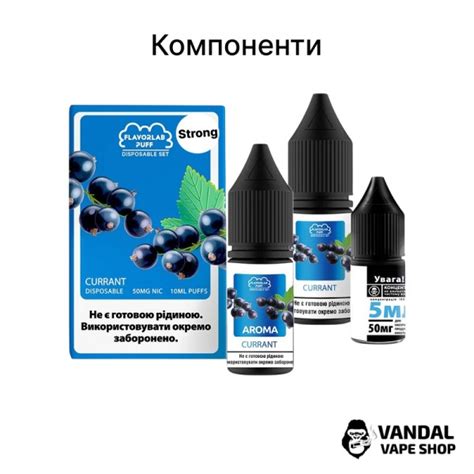 Набори для самозамісу Flavorlab Disposable Puff Strong Melon Ice 10 мл 50 мг 18676 купити за