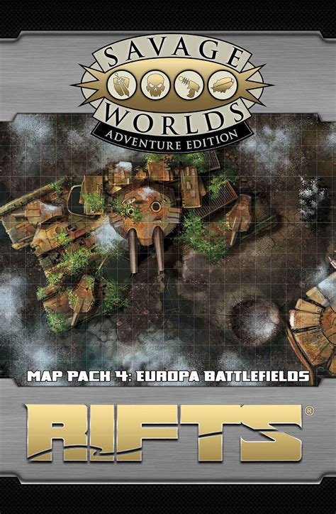 Rifts® For Savage Worlds Map Pack 4 Europa Battlefields Pinnacle Entertainment Group