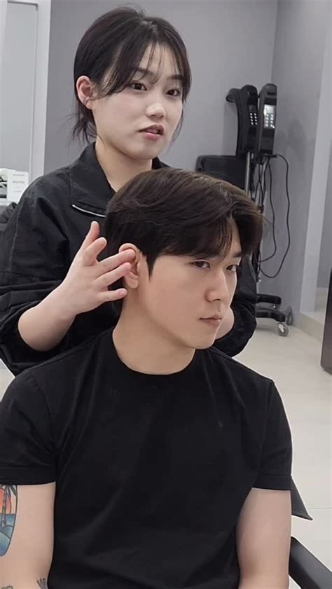 망포역 격이다른남자머리 다영 수원남자머리 망포미용실 수원미용실 Cut 시스루댄디컷 Feat 댕댕이 루키🐶 남자머리잘하는곳 맨즈헤어 다운펌