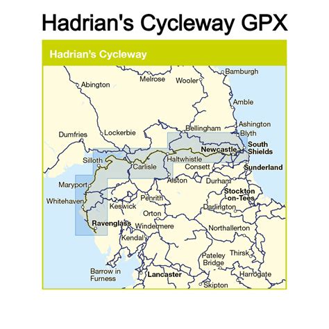 Hadrians Cycleway Gpx Route 72 Ravenglass To Southshields Walk