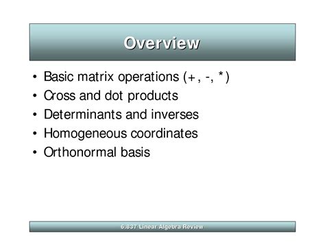 SOLUTION Computer Graphics Linear Algebra Tutorial Studypool