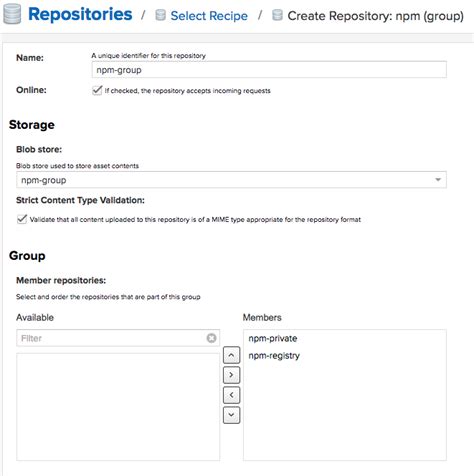 Using Sonatype Nexus Repository 3 Part 2 Npm Packages