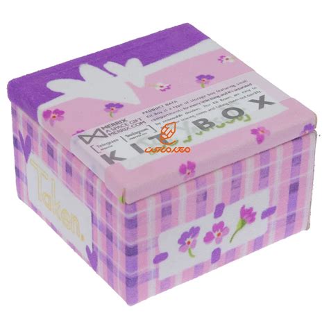 کیت باکس سایز 1 طرح گل بنفش لوتوس مجد مارکت