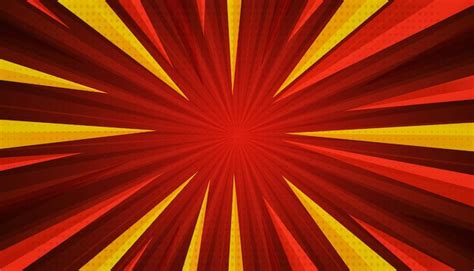 납작한 만화 스타일 하프톤 배경 프리미엄 벡터