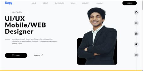 personal portfolio next js reactjs tailwindcss template