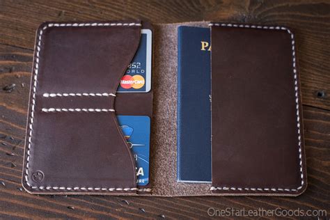 Passport Notebook Holder Park Sloper Passport Brown Chromexcel Leather