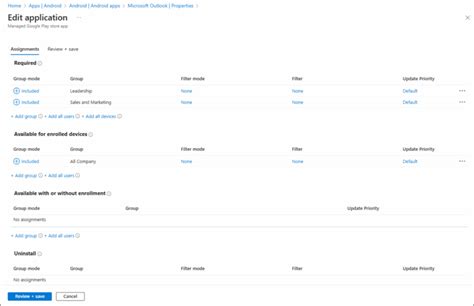 How To Deploy Microsoft Outlook For Android Via Intune