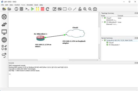 Gns3 Chr With Ms Loopback Adaptor Virtualization Mikrotik Community Forum