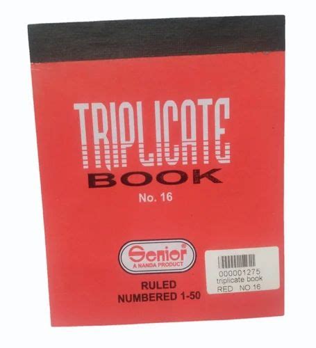 No 16 Senior Triplicate Book Print Size B5 At Best Price In Ludhiana Id 2853072900955 No 16 Senior Triplicate Book Print Size B5 At Best Price In Ludhiana Id 2853072900955