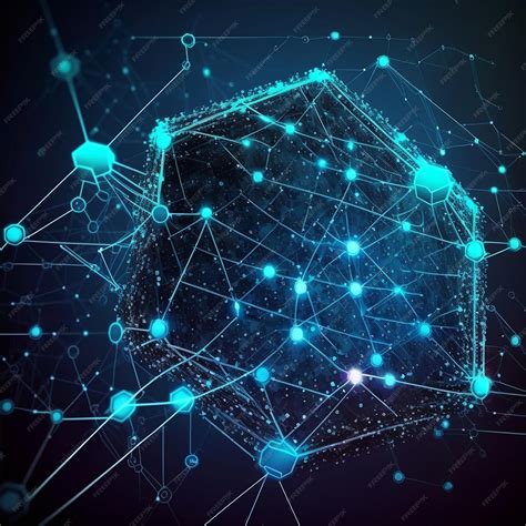 Premium Ai Image Data Background Big Data Network Structure Background Generative Artificial