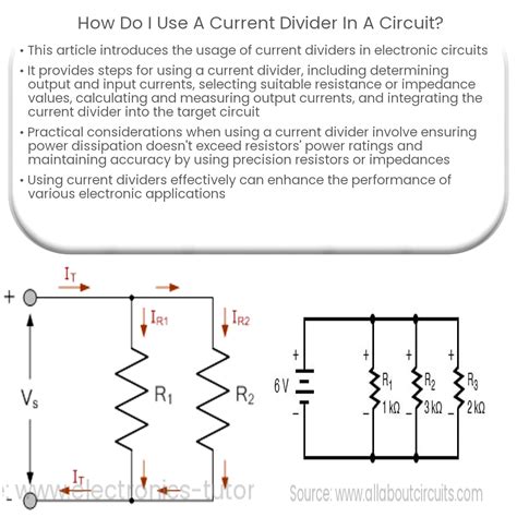 How Do I Use A Current Divider In A Circuit
