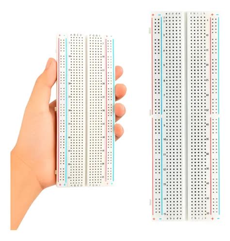 2x Protoboard 830 Furos Breadboard 830 Pontos MercadoLivre