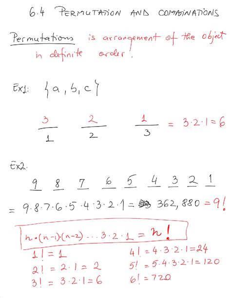 Permutation And Combination Finite Mathematics Lecture Notes Docsity
