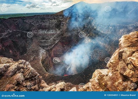 Masaya Volcano National Park In Nicaragua Stock Image Image Of Lava