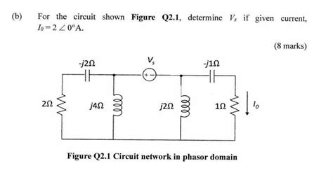 Solved B ﻿for The Circuit Shown Figure Q21 ﻿determine Vs